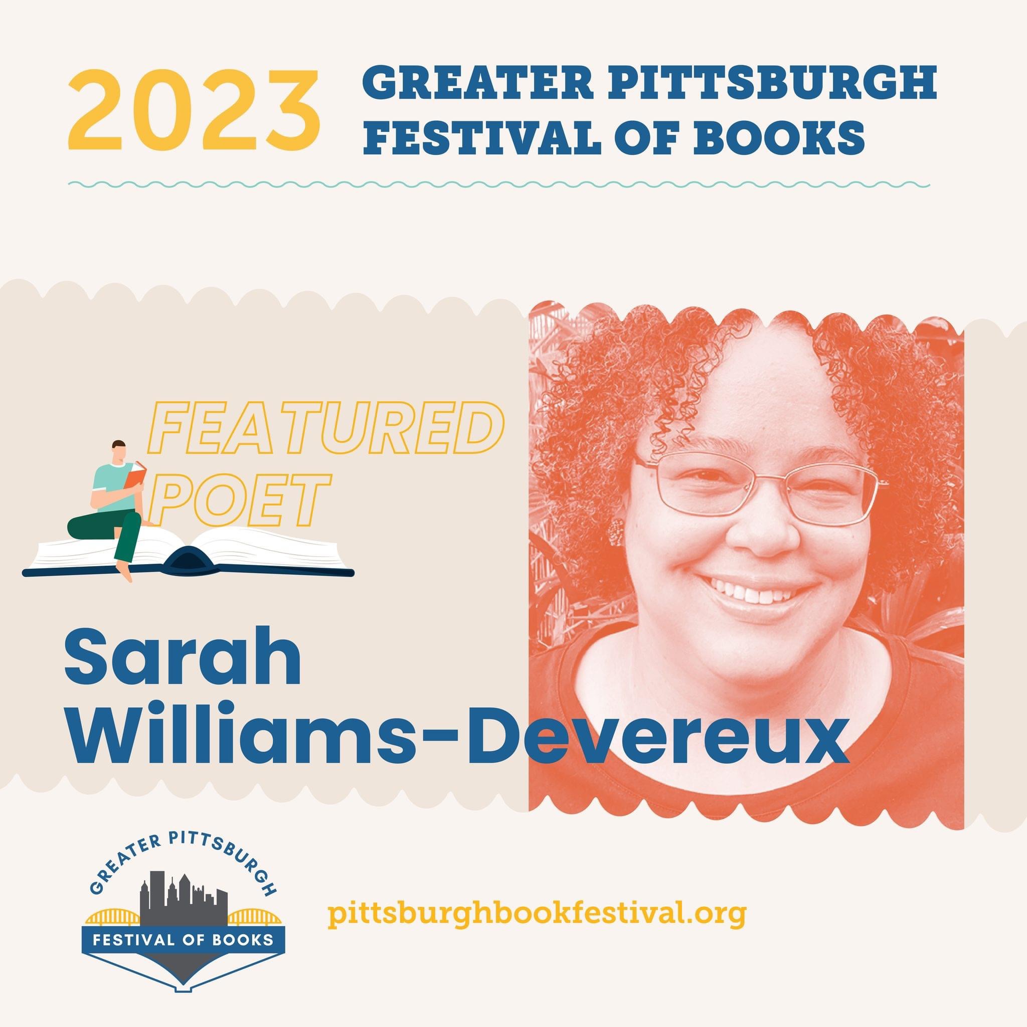 Upcoming Reading: May 13, 2023 | Sarah Williams-Devereux